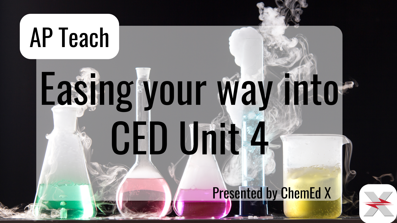 AP Teach Easing your way into CED Unit 4 | Chemical Education Xchange