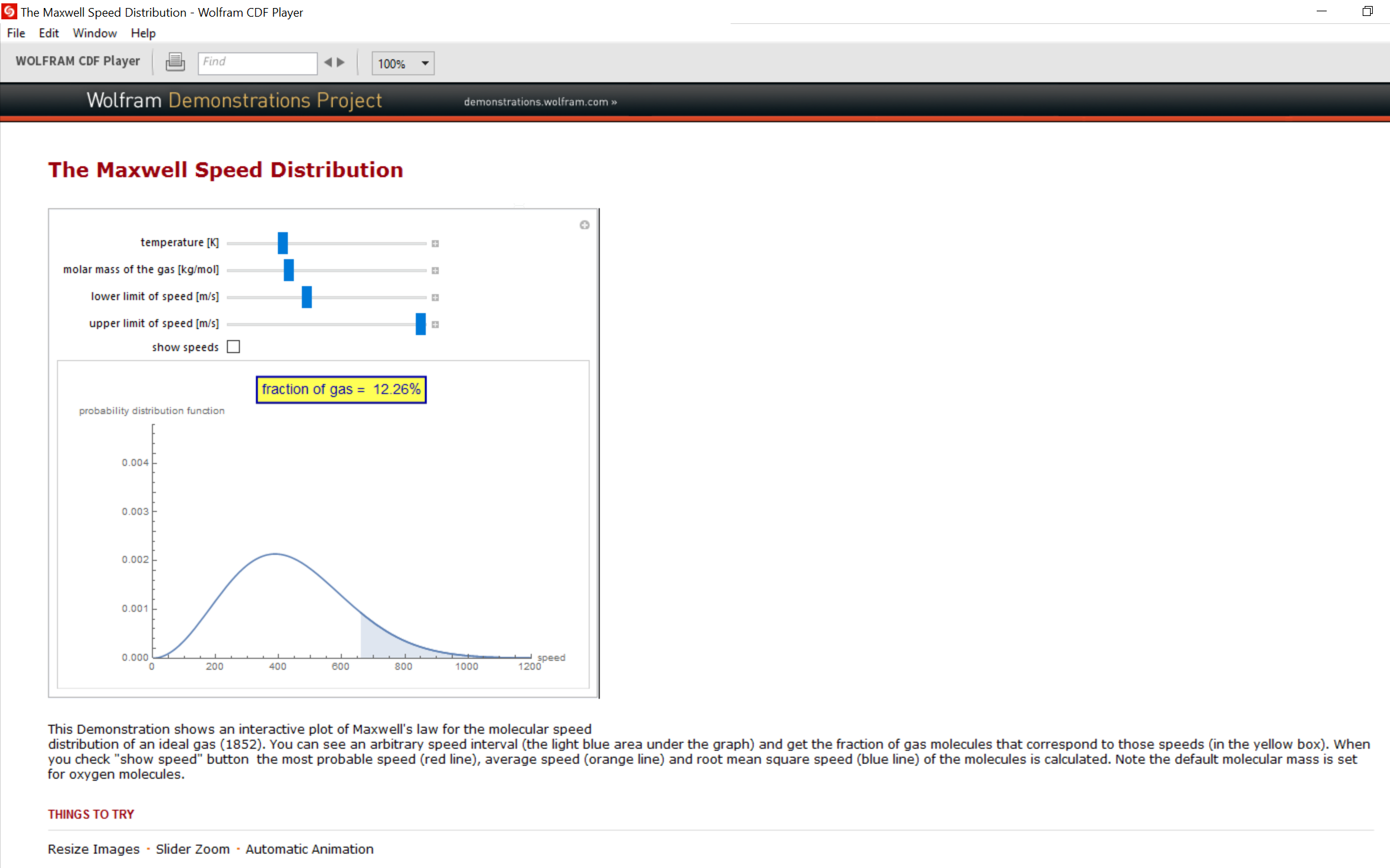 A replacement Maxwell-Boltzmann Distribution Simulation | Chemical ...